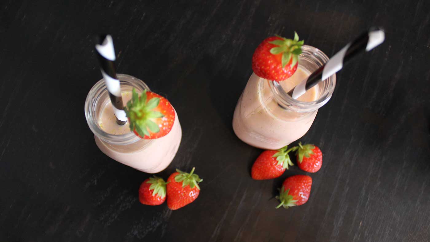 Low Carb Strawberry Smoothie | Diabetes and Me